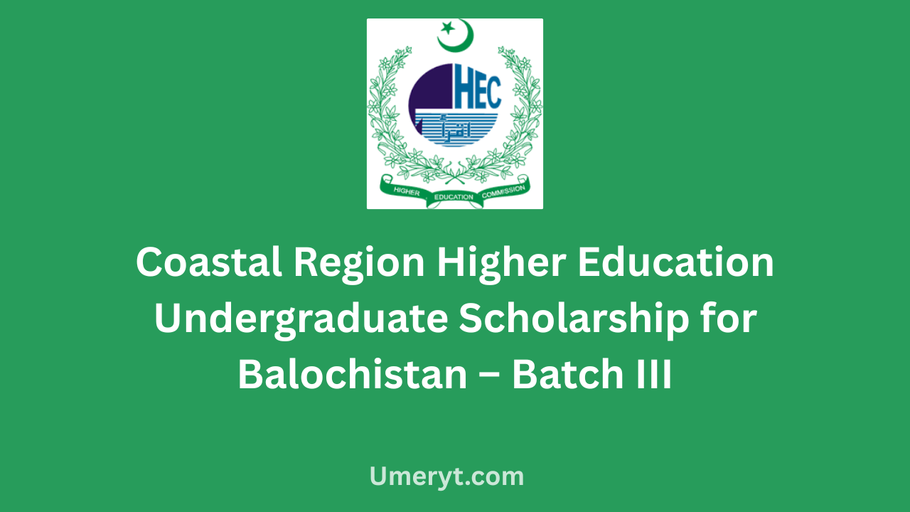 Coastal Region Higher Education Undergraduate Scholarship for ...